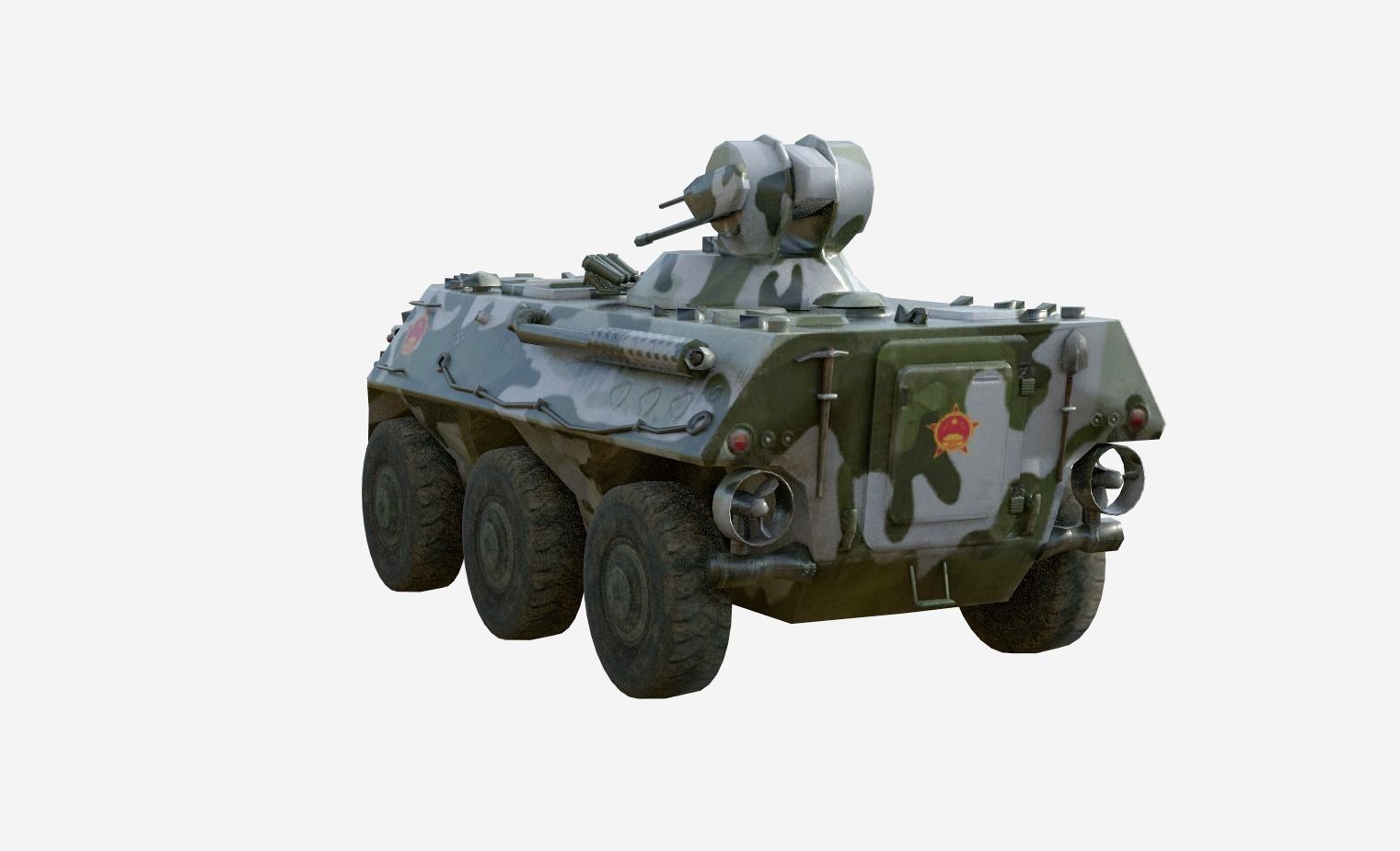 WZ551 Mercenaries 2 fighting vehicle free VR / AR / low-poly 3D model ...