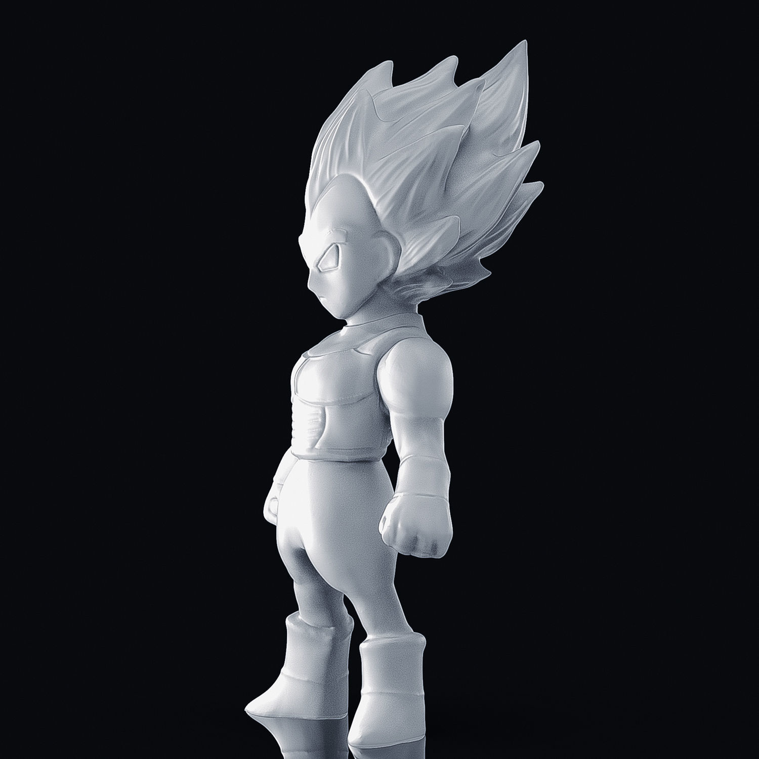 Vegeta Dragon Ball 3D Printable free 3D model 3D printable | CGTrader