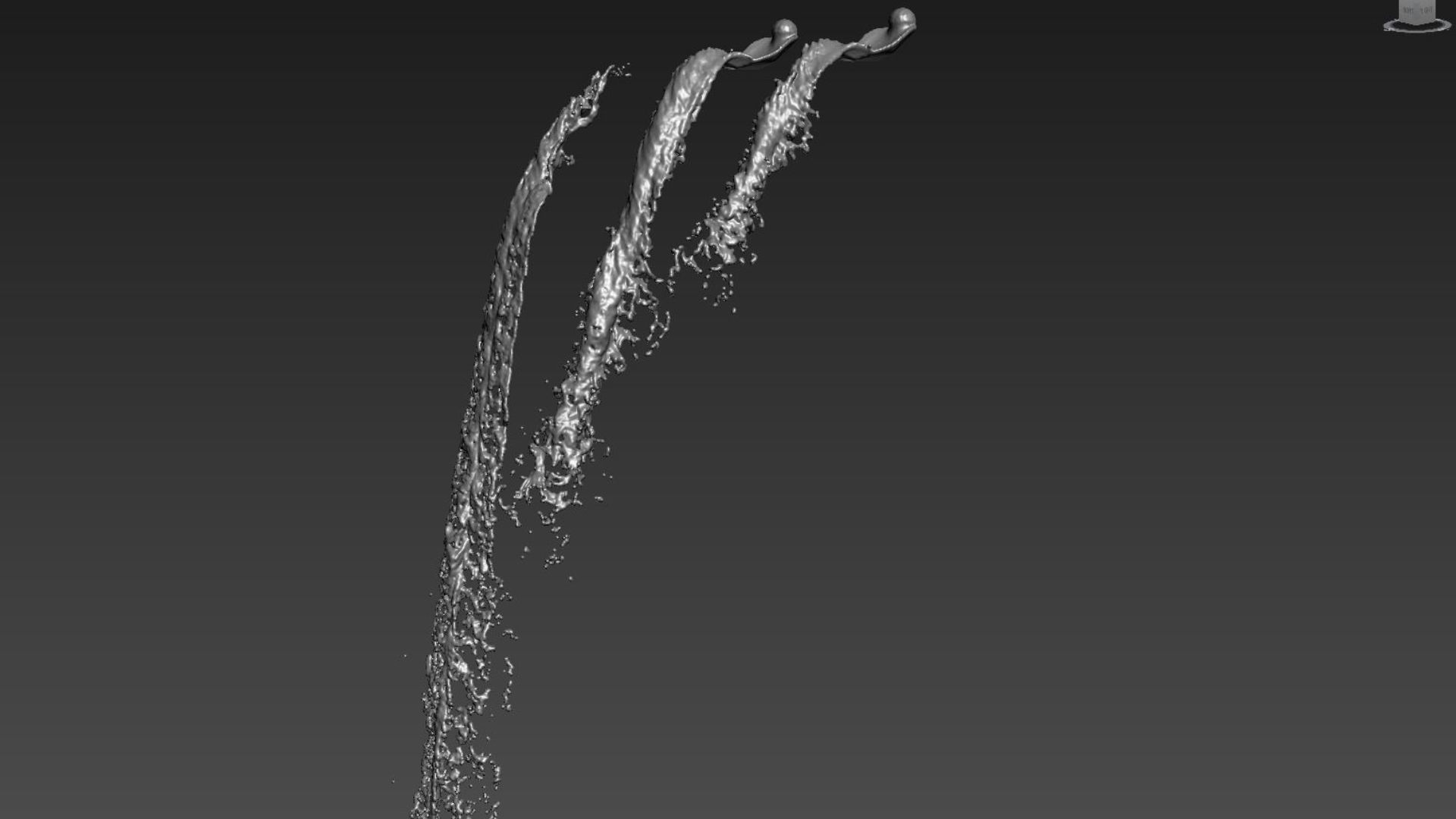 Water Splash Pouring Animation 3D model animated | CGTrader