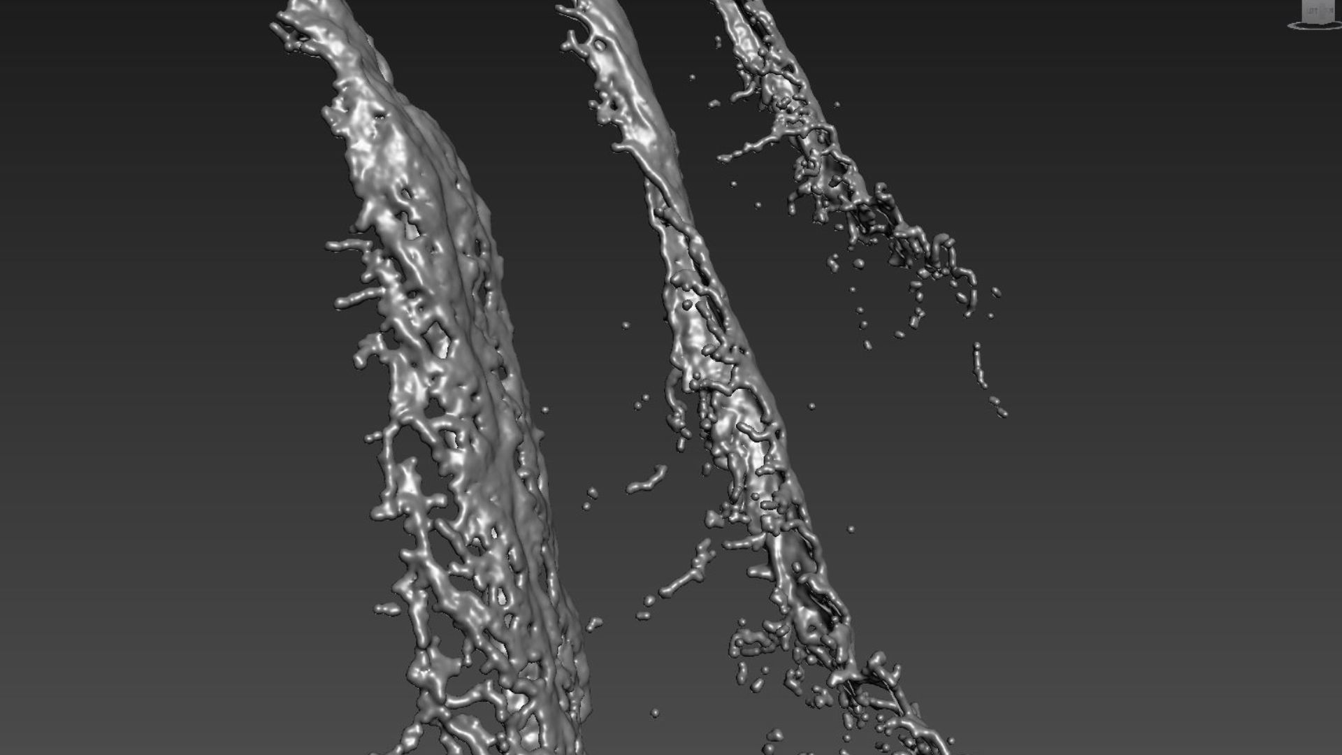 Water Splash Pouring Animation 3D model animated | CGTrader
