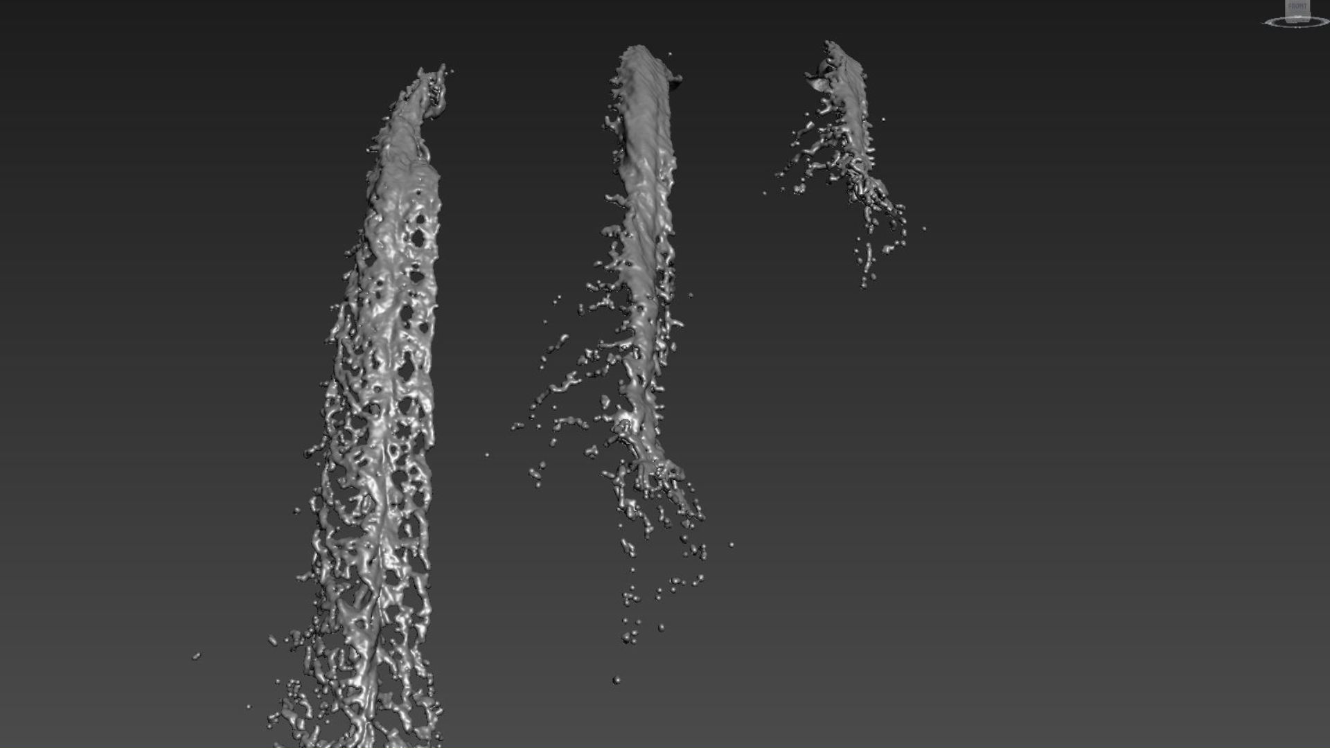 Water Splash Pouring Animation 3D model animated | CGTrader