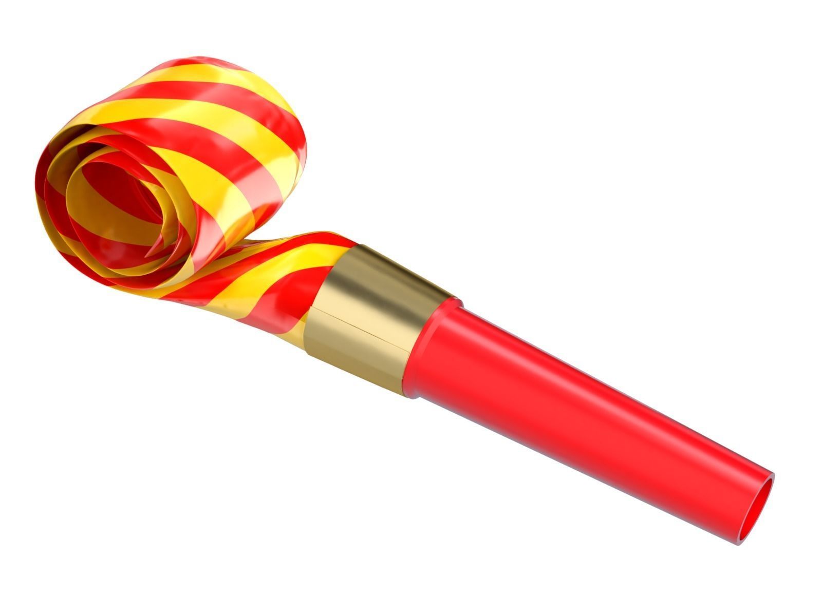 Party Whistle Animation 3D model animated | CGTrader