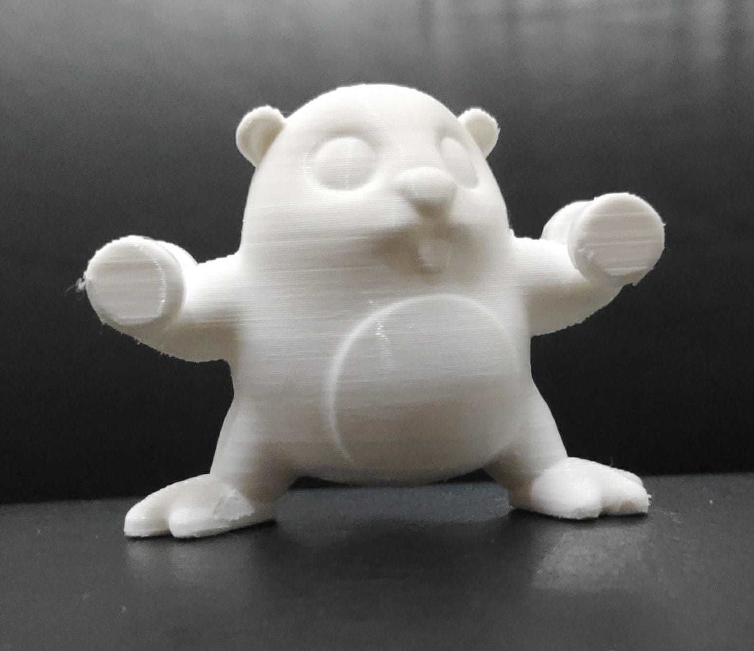 Beaver Working Out 3D model 3D printable | CGTrader