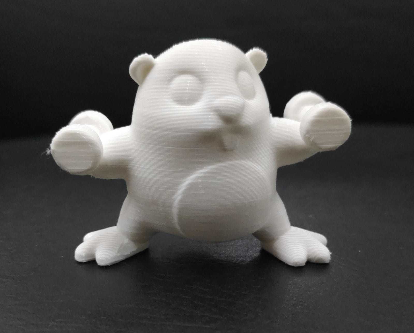 Beaver Working Out 3D model 3D printable | CGTrader
