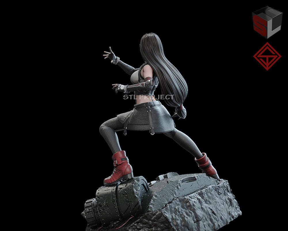 Tifa Lockhart 3D model 3D printable | CGTrader