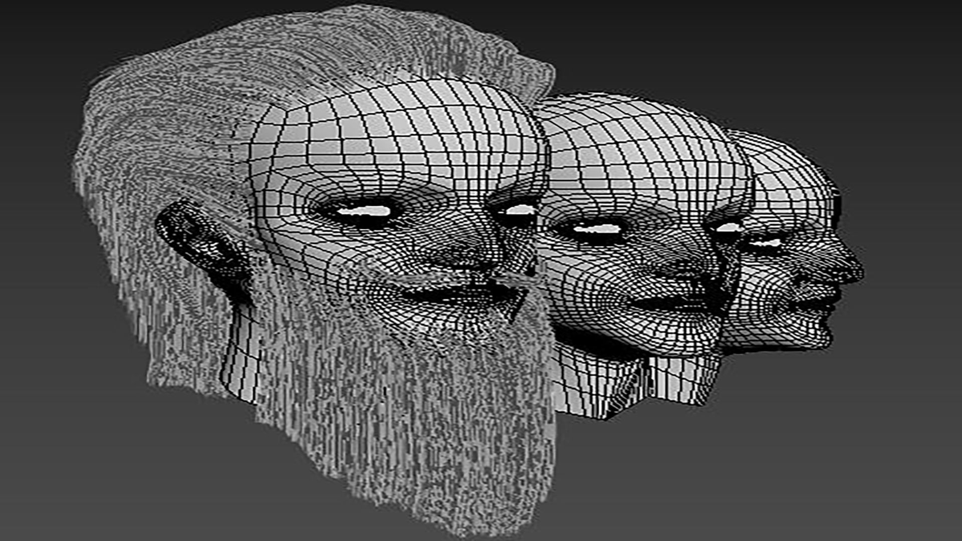 Head sakher- jabal- face 3D model rigged | CGTrader
