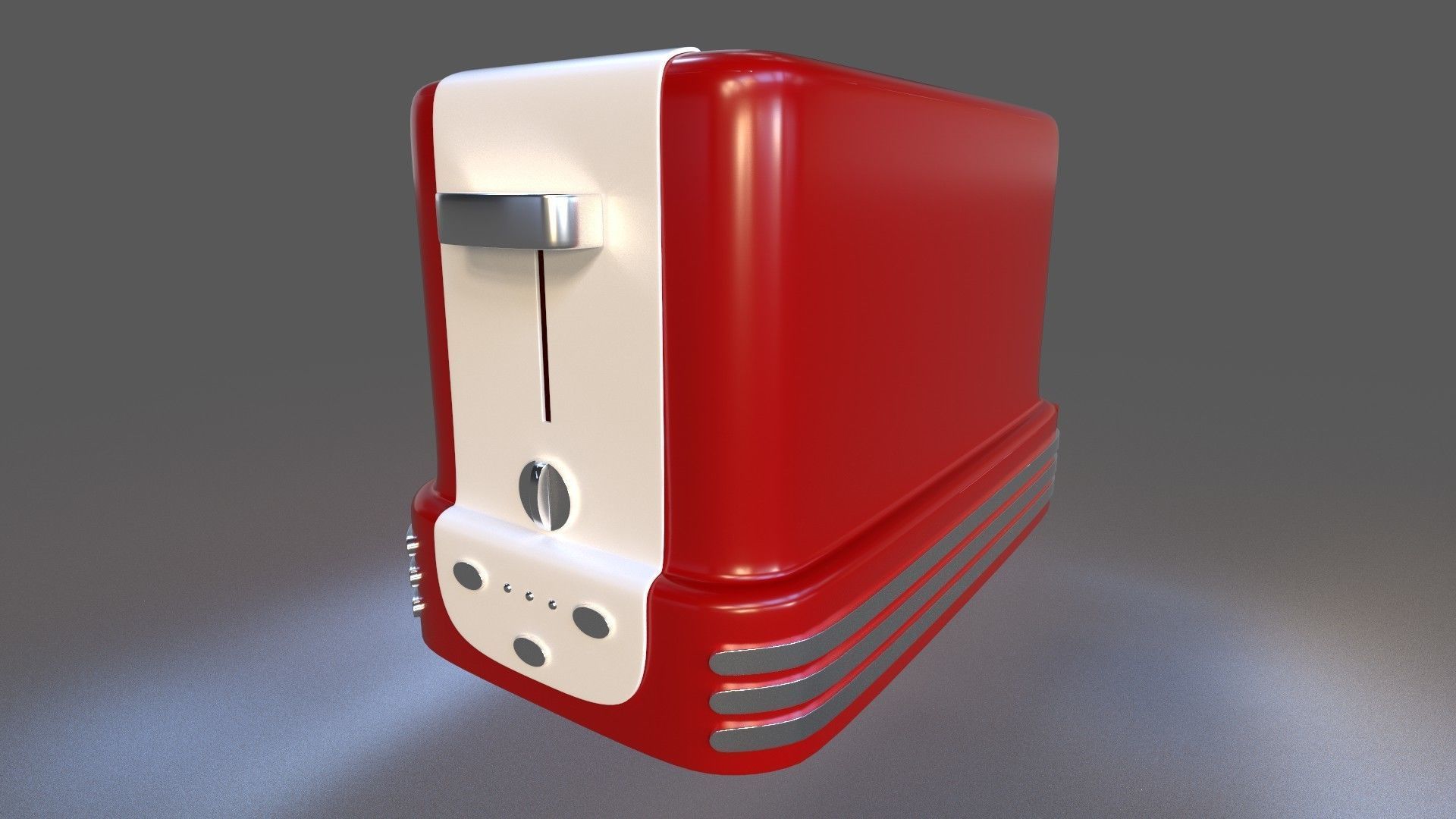 Toaster refrigerator 3D model | CGTrader