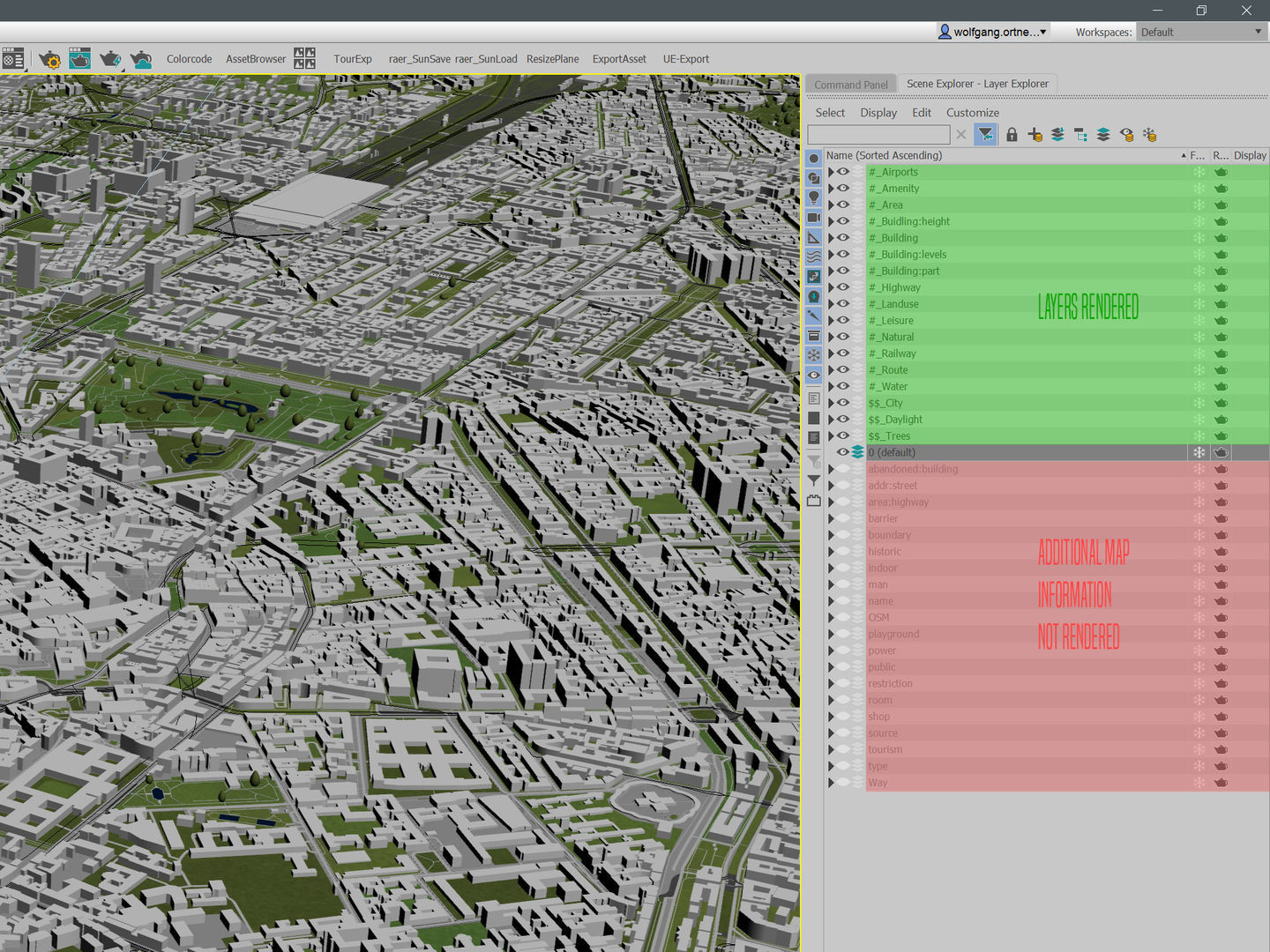 Milan Italy 50x50km 3D City Map 3D model | CGTrader