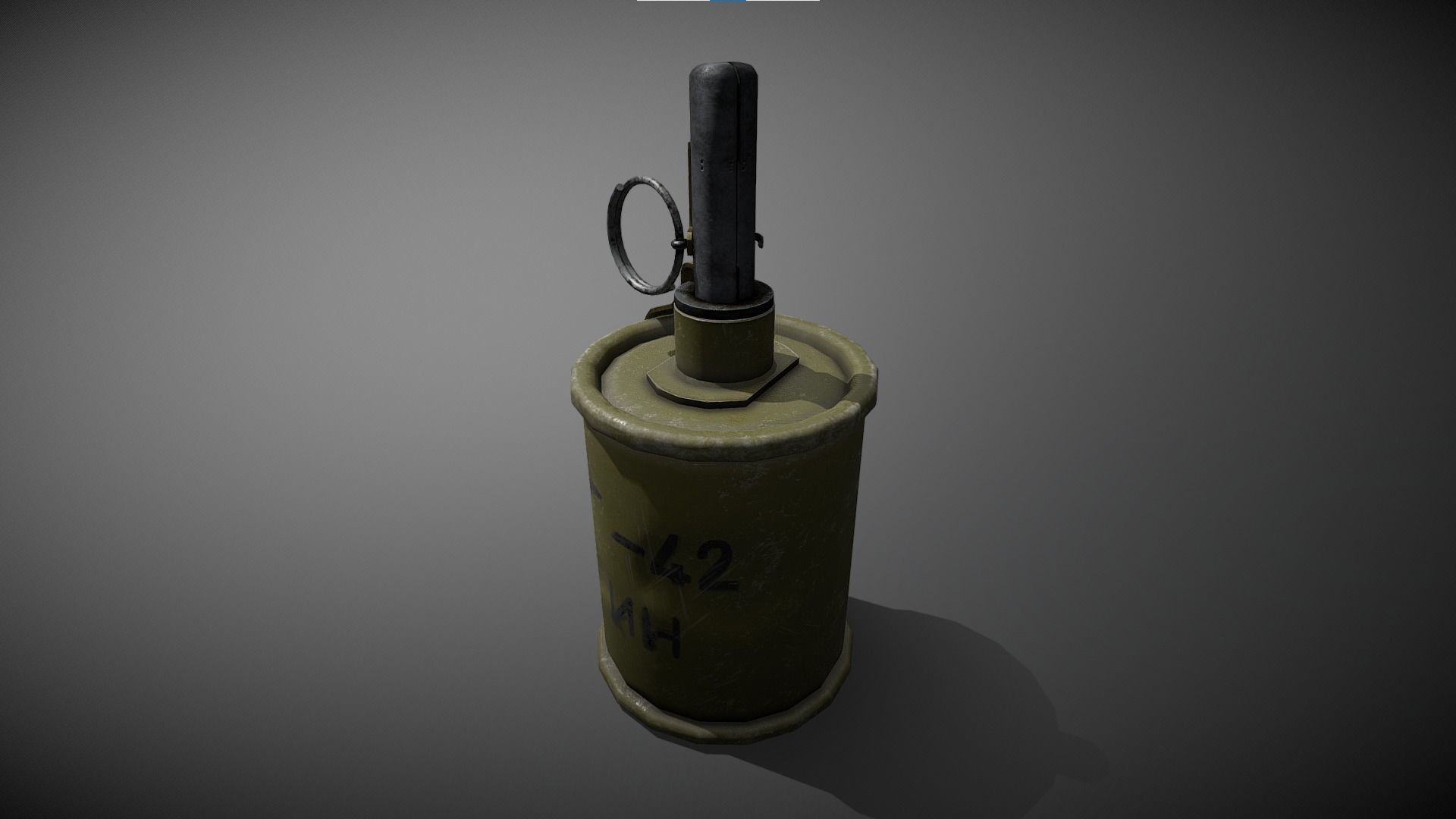 3D model RG-42 Grenade VR / AR / low-poly | CGTrader
