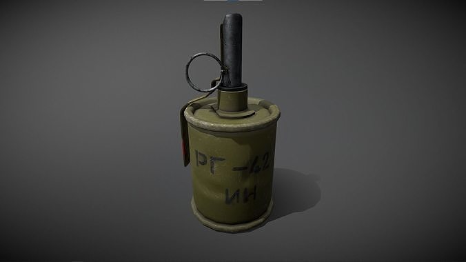 3D model RG-42 Grenade VR / AR / low-poly | CGTrader