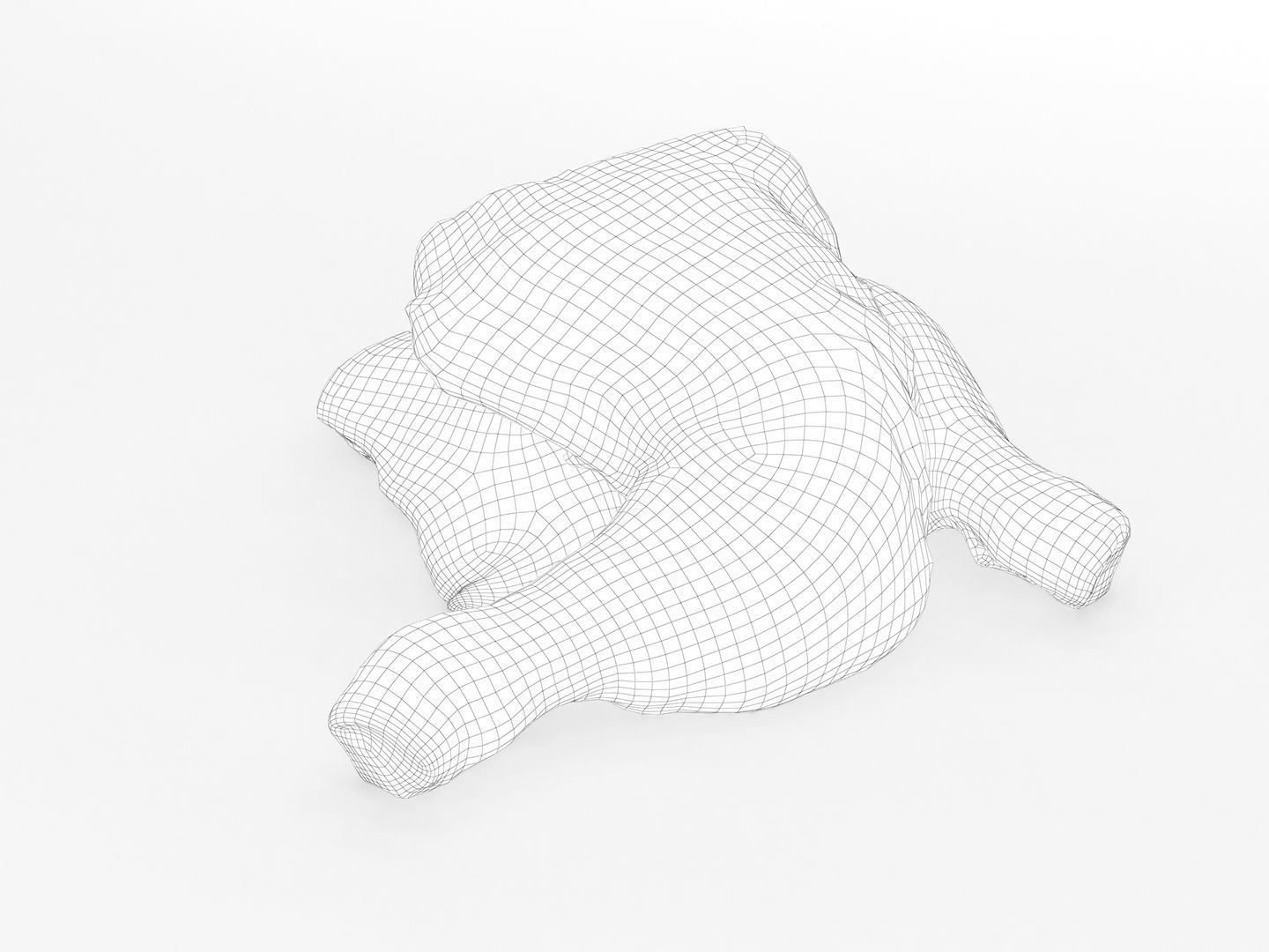 Raw Chicken Leg 3D model | CGTrader