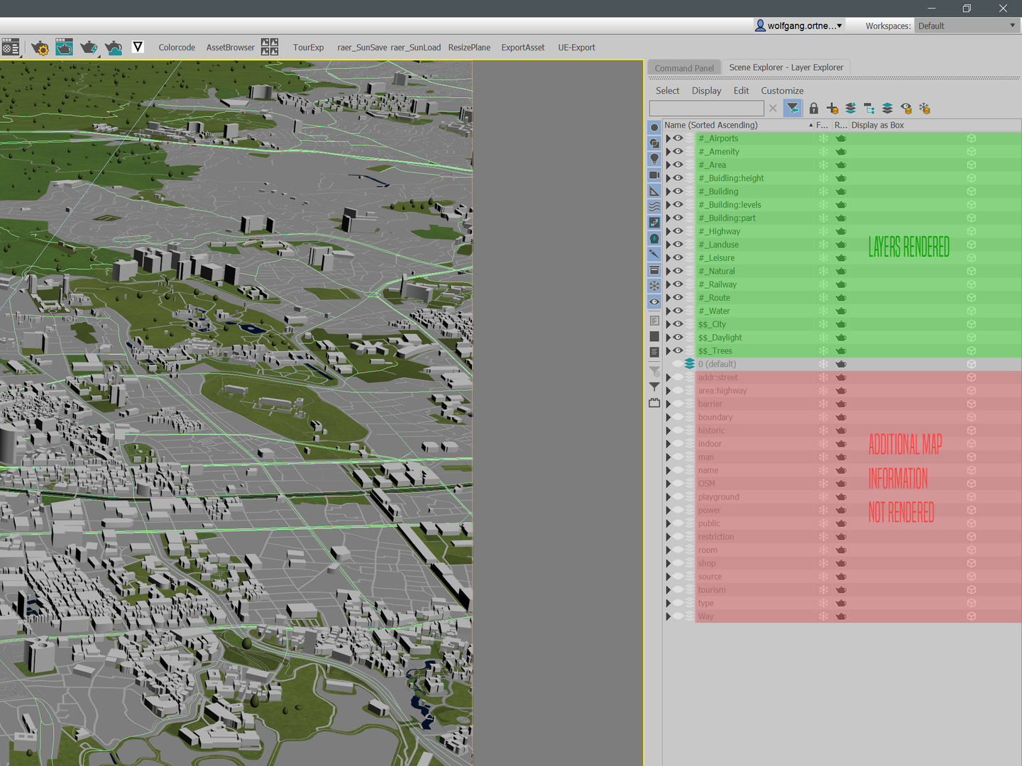 Seoul South Korea 50x50km 3D City Map 3D model | CGTrader