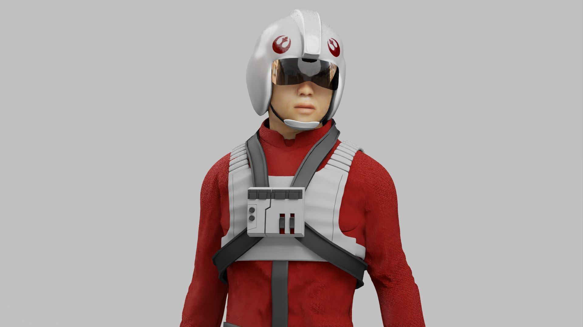 REBELLION PILOT RIGGED 3D model rigged | CGTrader