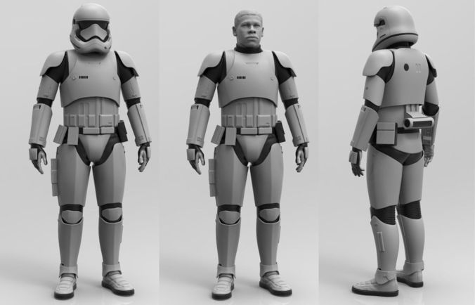 Stormtrooper FN-2187 3D Model 3D printable STL | CGTrader.com