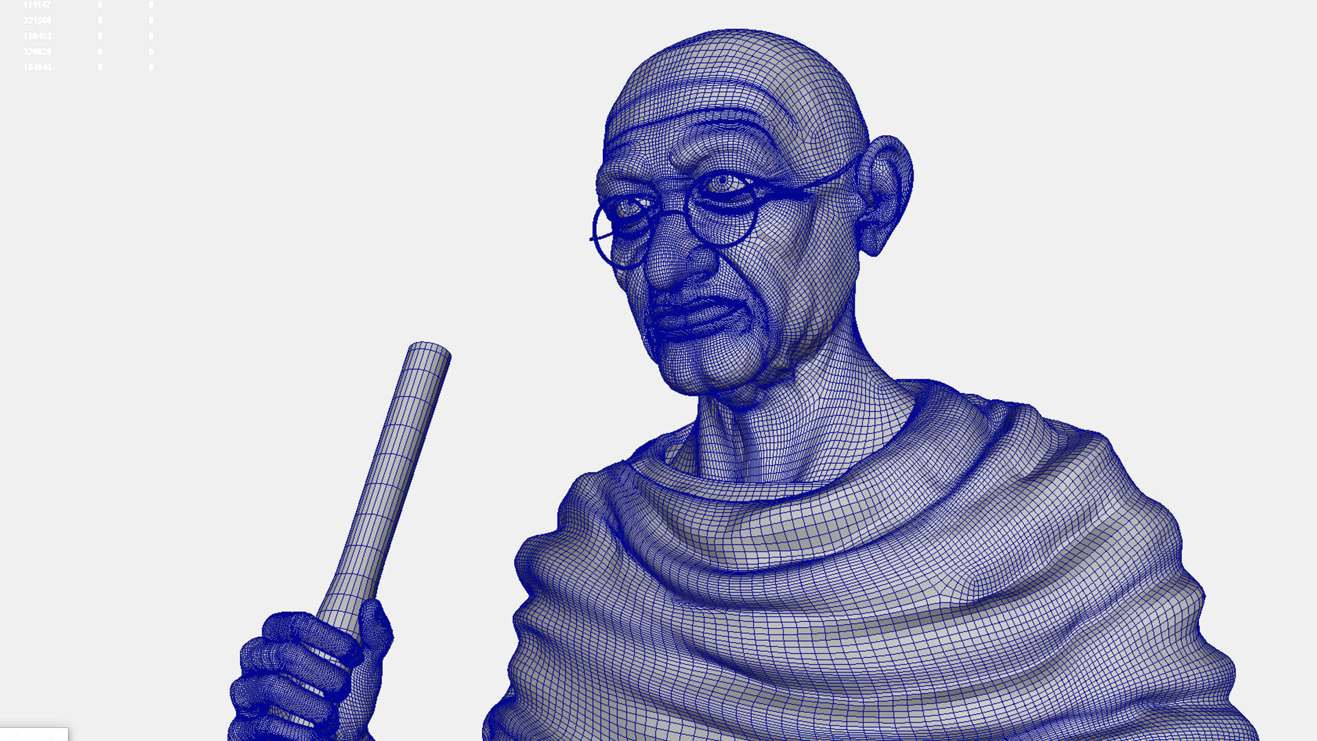 mahatma gandhi statue model 3D model | CGTrader