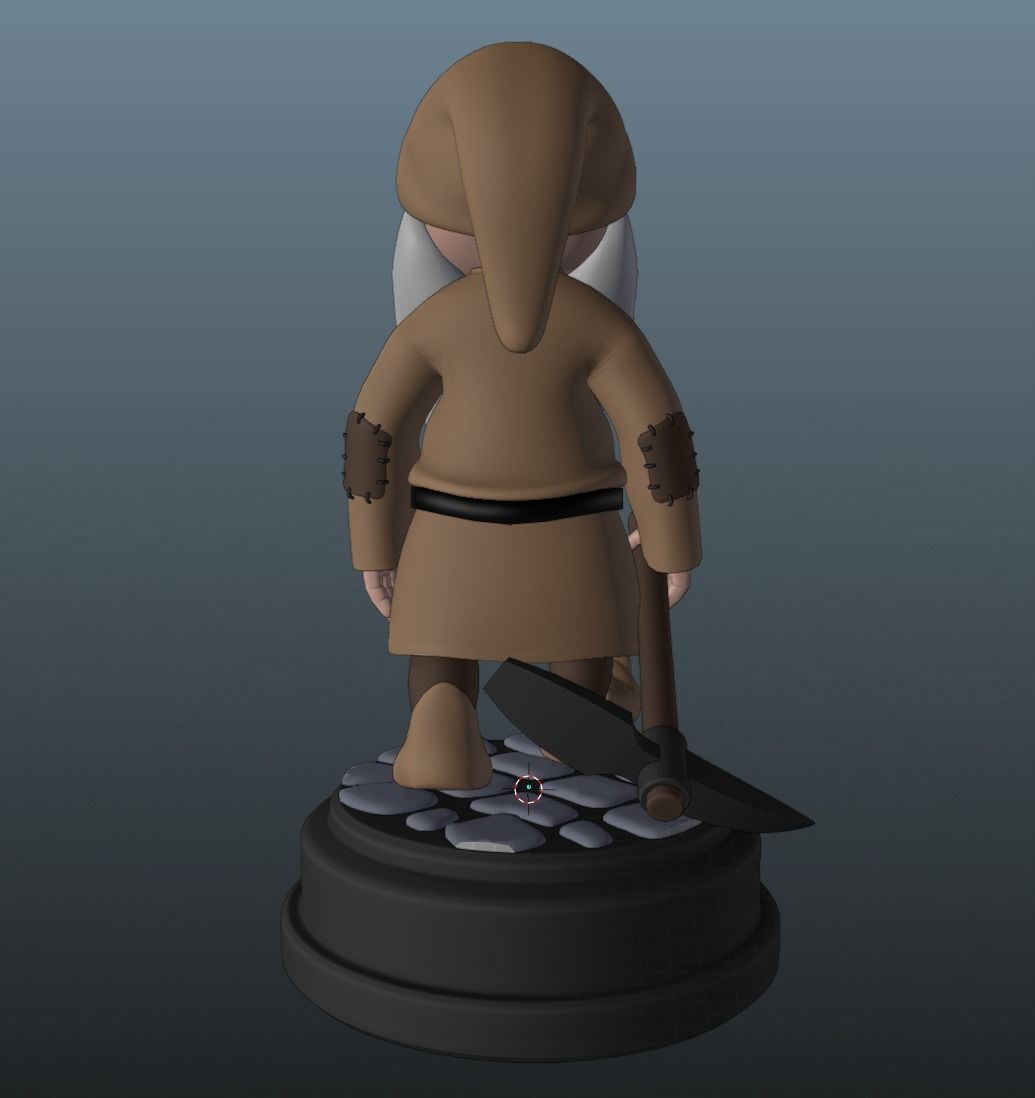 Sleepy the Dwarf 3D model 3D printable | CGTrader