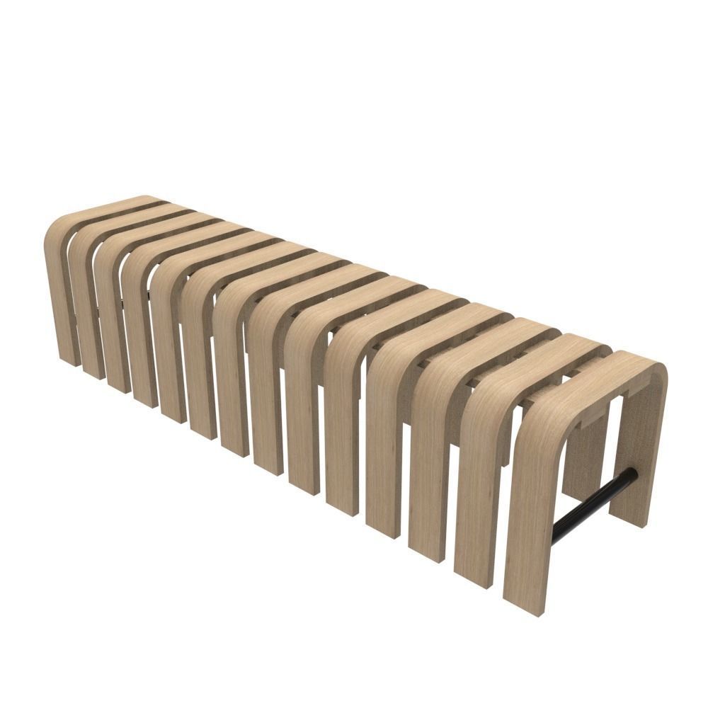 Wooden Bench Pack 3D model | CGTrader