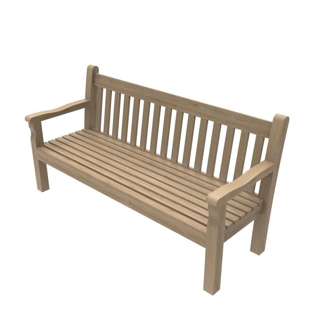 Wooden Bench Pack 3D model | CGTrader