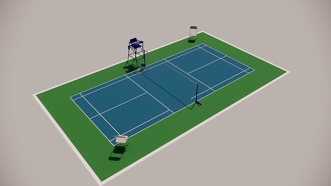 BADMINTON OUTDOOR 3D model | CGTrader