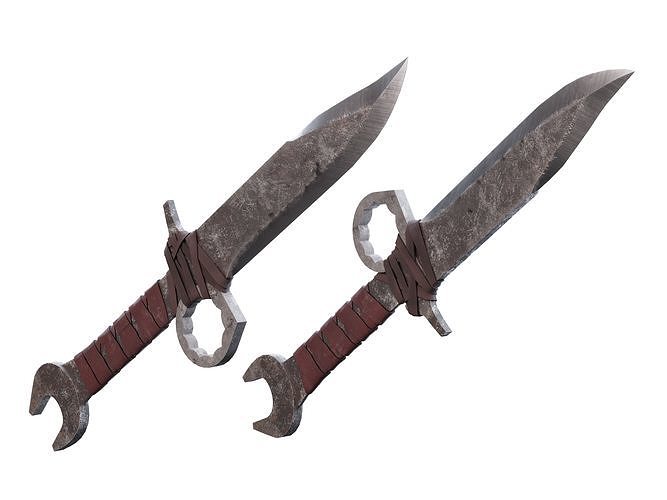 3D model Spanner knife VR / AR / low-poly | CGTrader