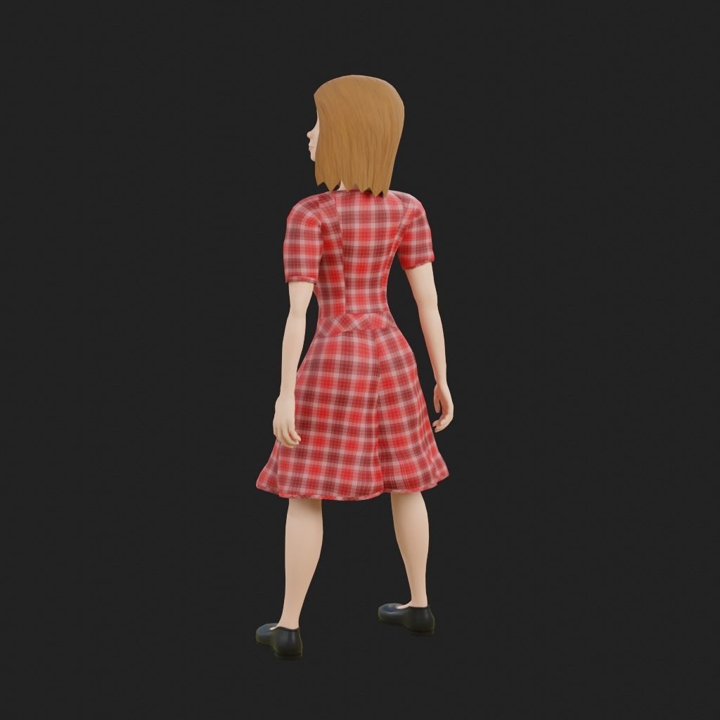 Stylized Customizable Avatar - Female - FREE free VR / AR / low-poly 3D ...