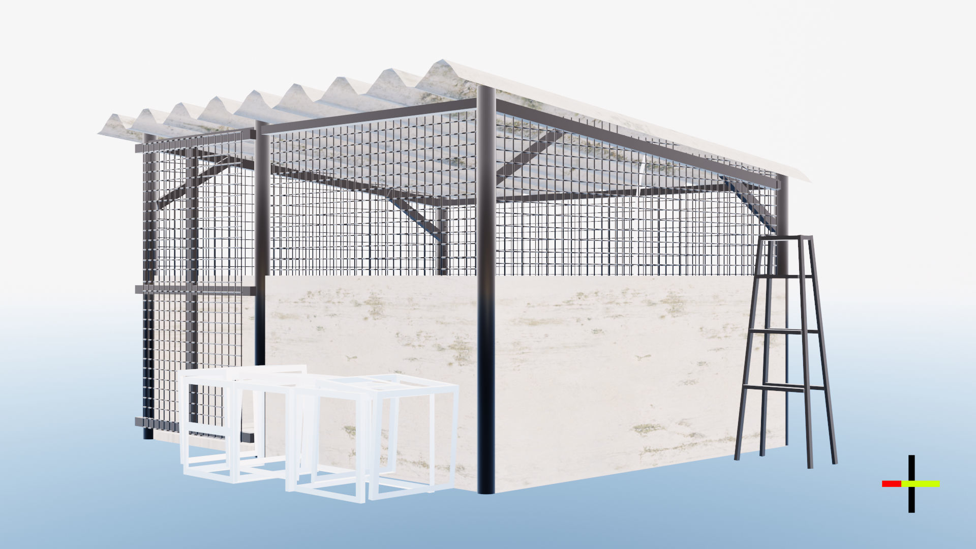 3D model Bengkel Las - Welding Workshop VR / AR / low-poly | CGTrader