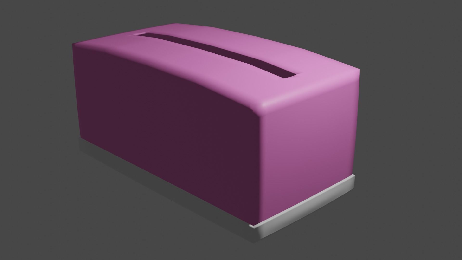 3D model Tissue box 3d model low poly VR / AR / low-poly | CGTrader