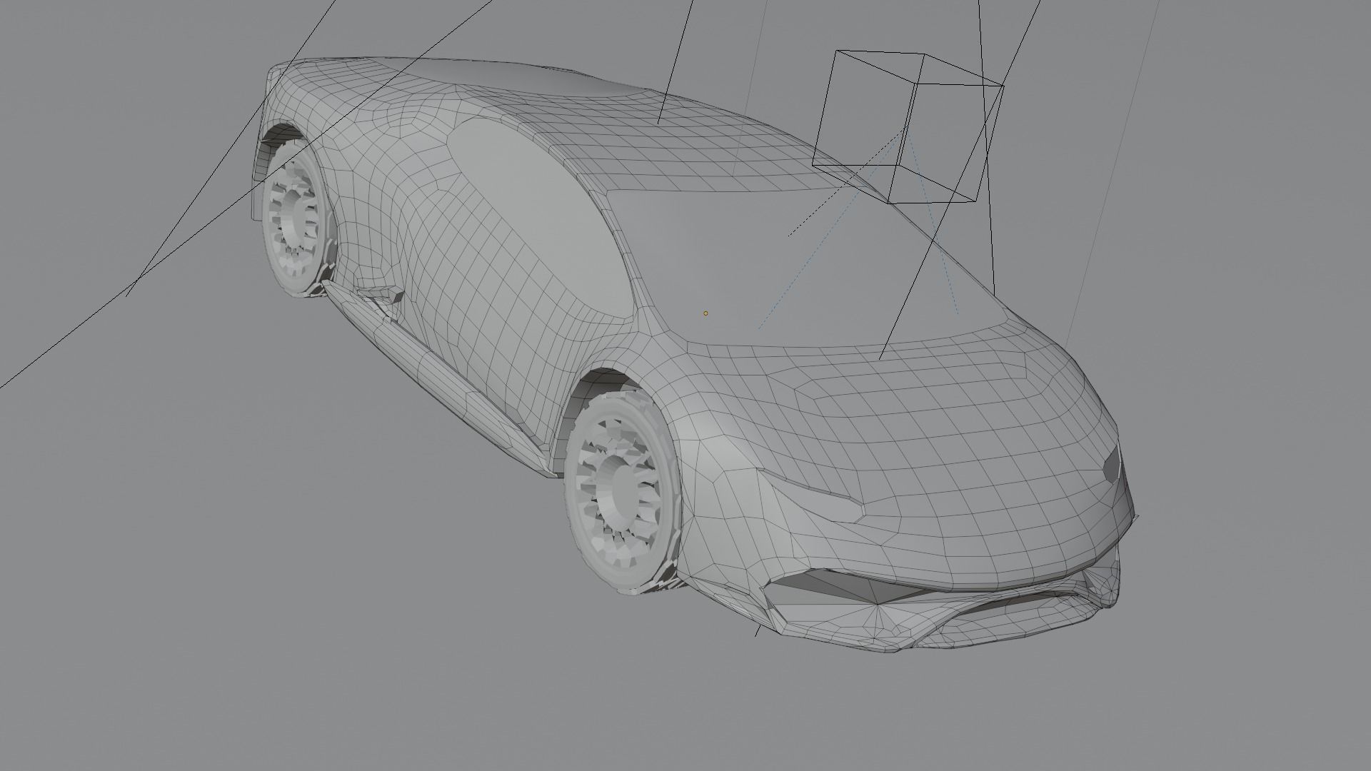 3D model red Car low poly VR / AR / low-poly | CGTrader