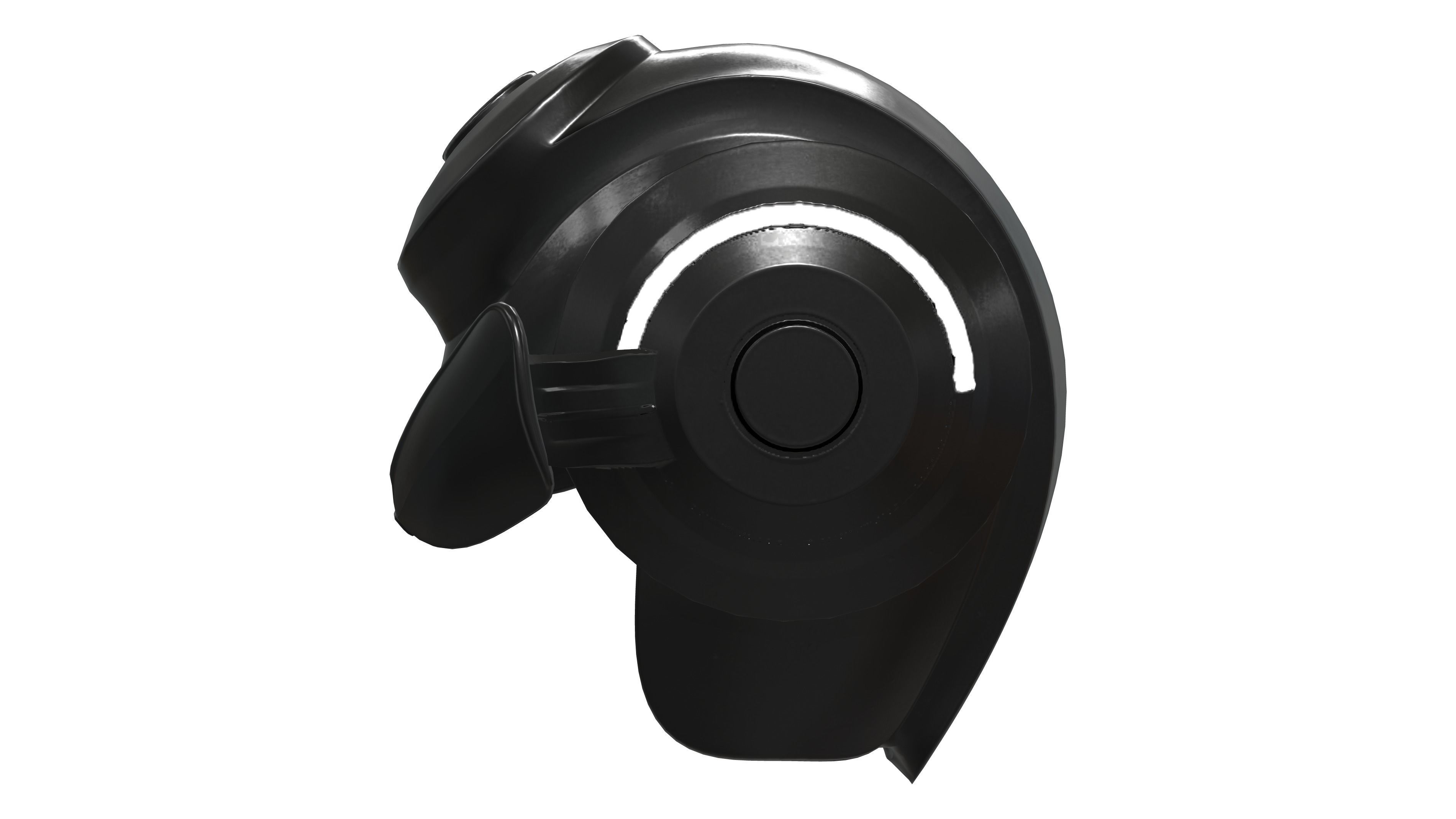 3D model Cyber Security Robo Helmet VR / AR / low-poly | CGTrader