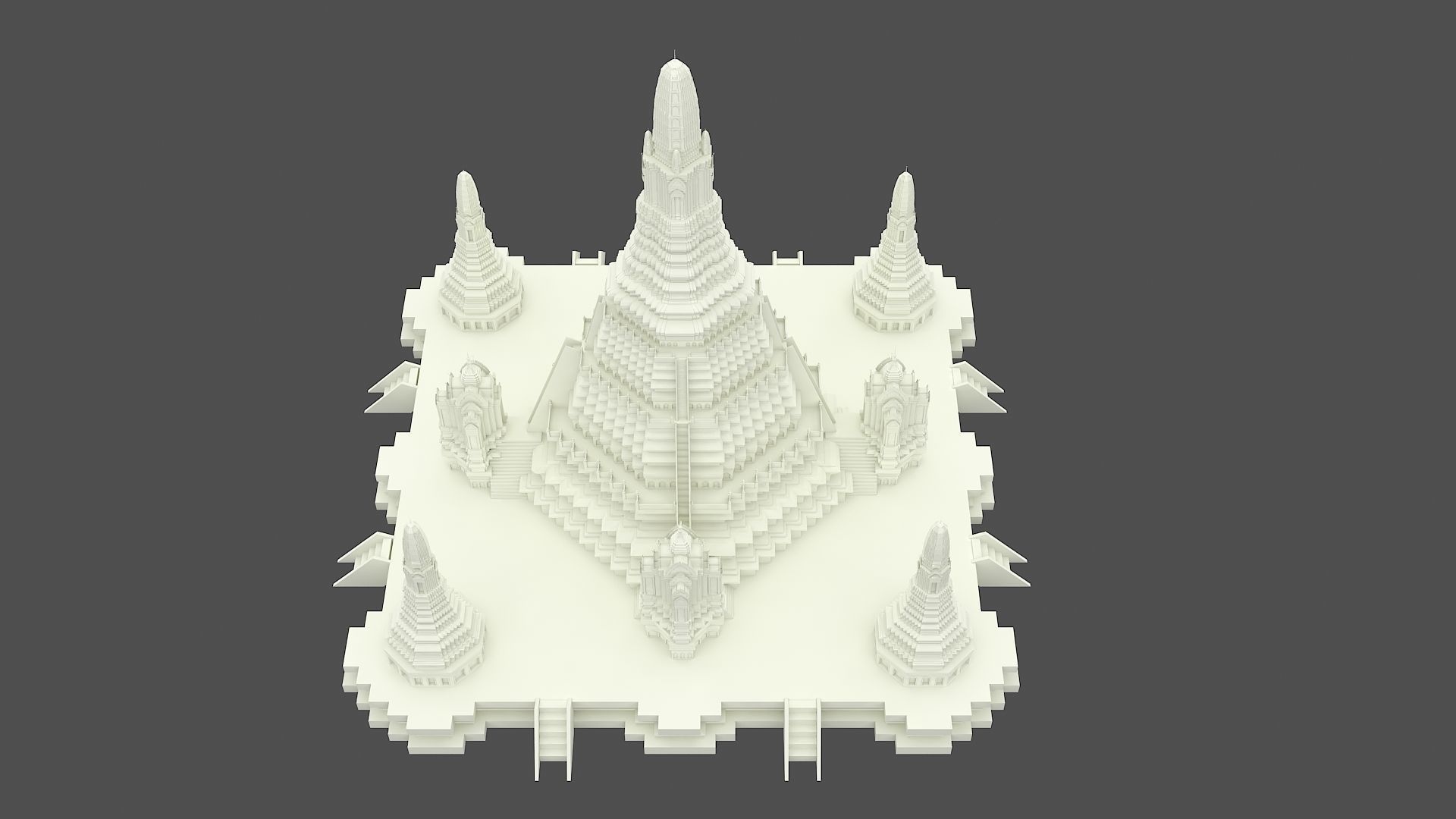 Wat Arun Temple 3D model | CGTrader