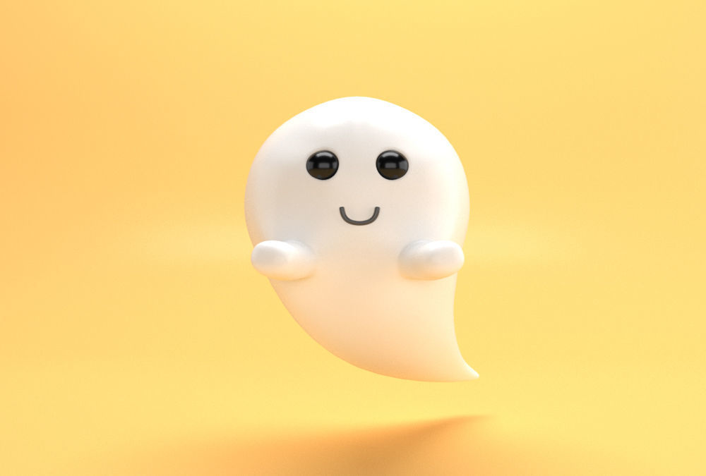 ghost 3d model 3D model | CGTrader