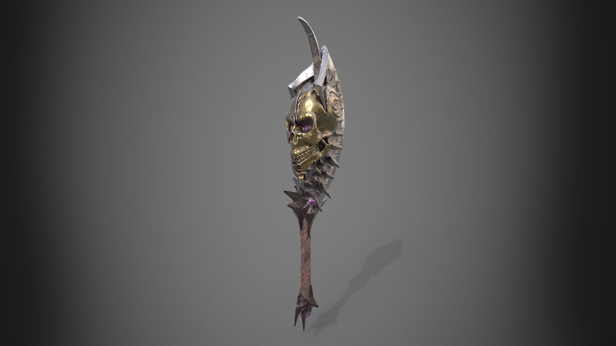 3D model Game Prop -Demonic sword- Boss sword VR / AR / low-poly | CGTrader