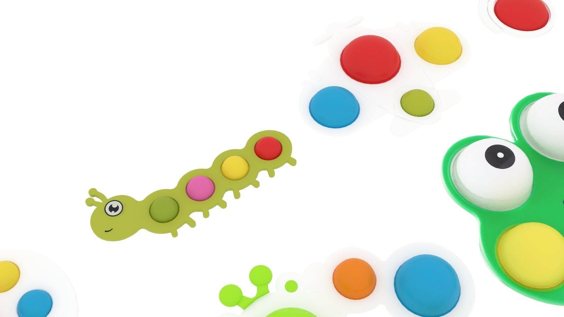 Simple Dimples Set 3D model | CGTrader