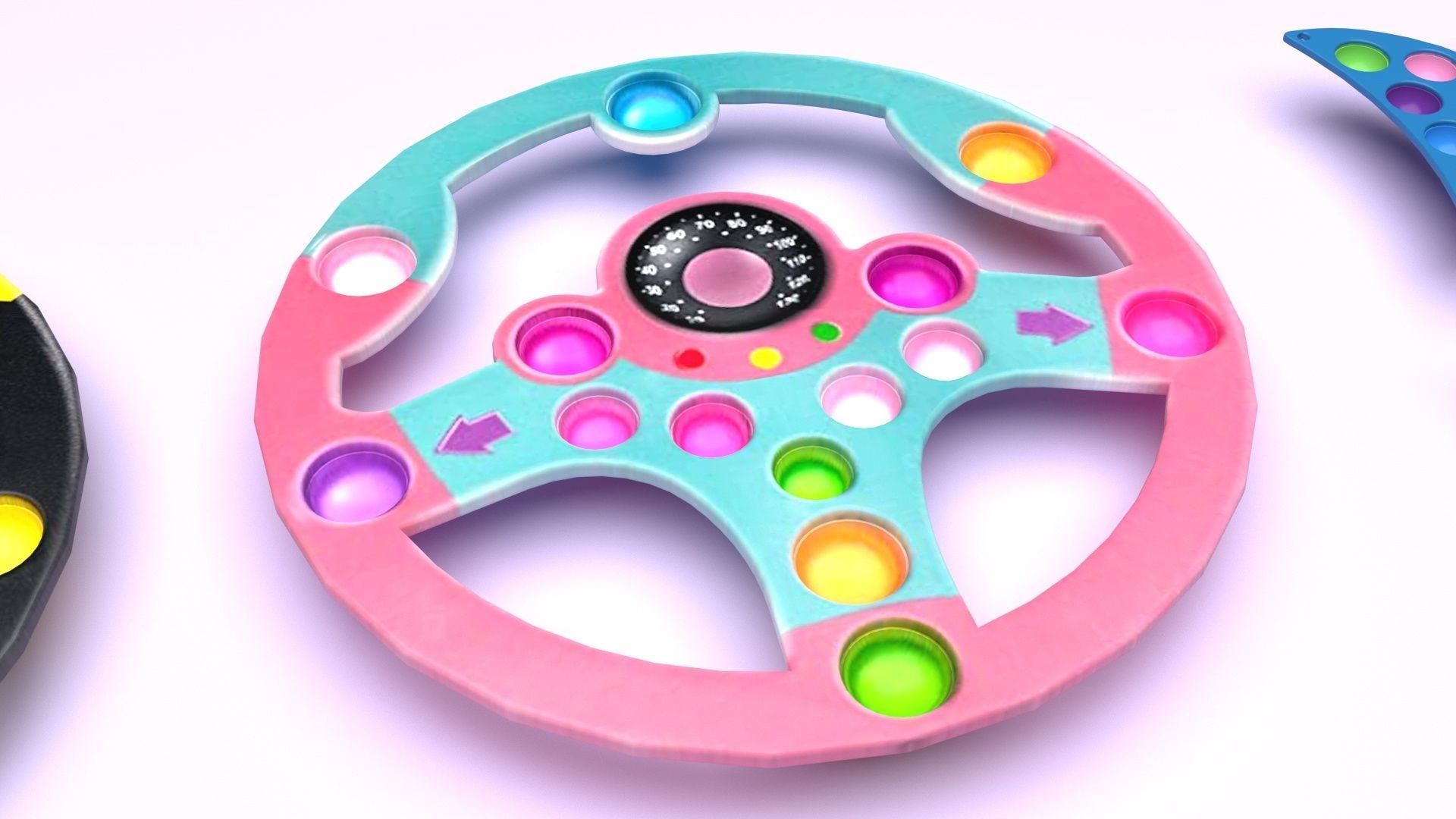 Simple Dimples Set 3D model | CGTrader