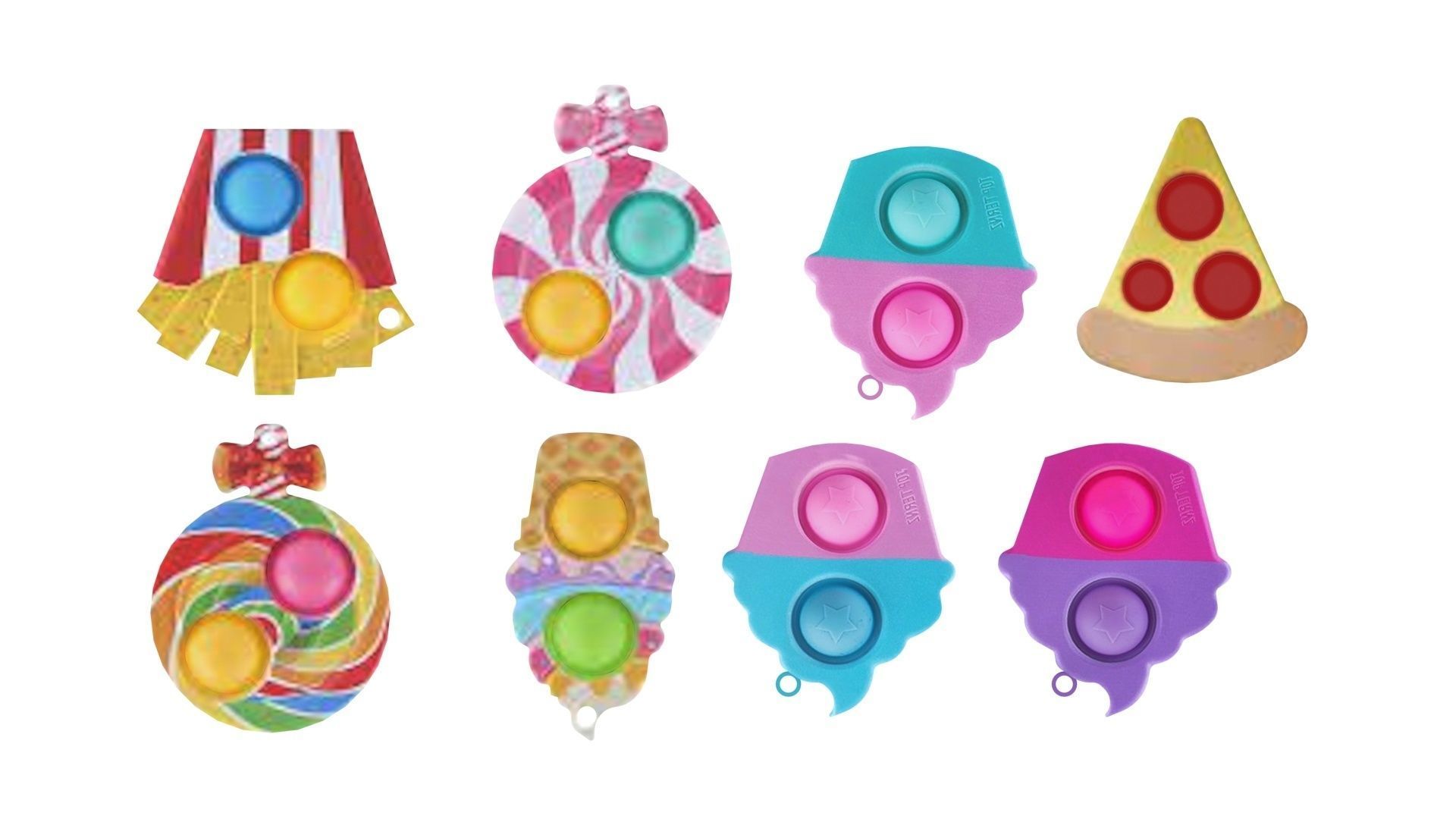 Fast Food Simple Dimples Set 3D model | CGTrader