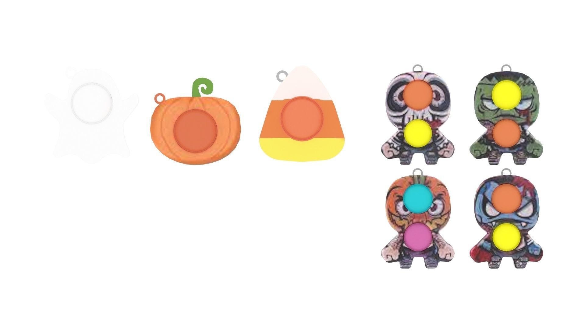 Halloween Simple Dimples Set 3D model | CGTrader