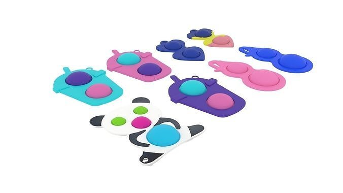 Simple Dimples Set 3D model | CGTrader