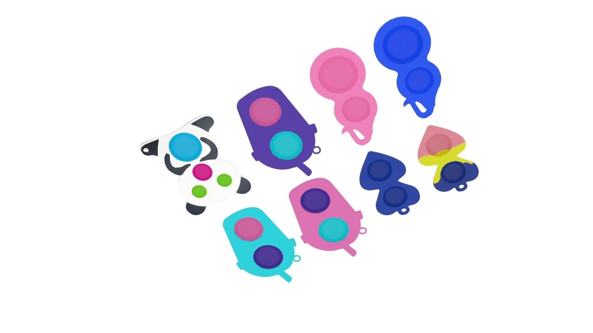 Simple Dimples Set 3D model | CGTrader