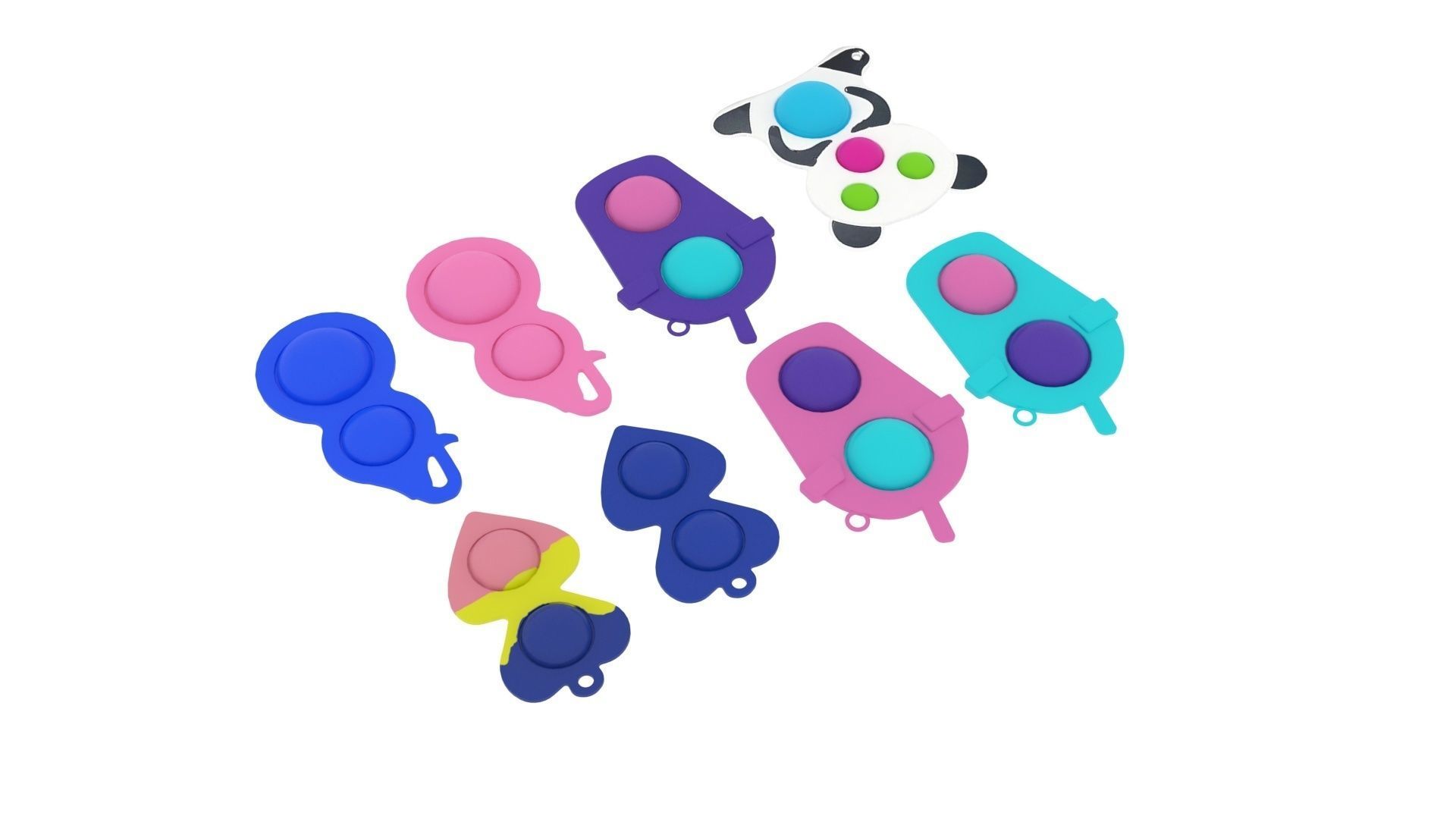 Simple Dimples Set 3D model | CGTrader