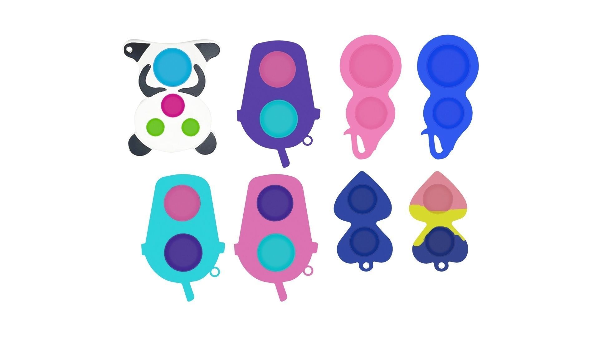 Simple Dimples Set 3D model | CGTrader