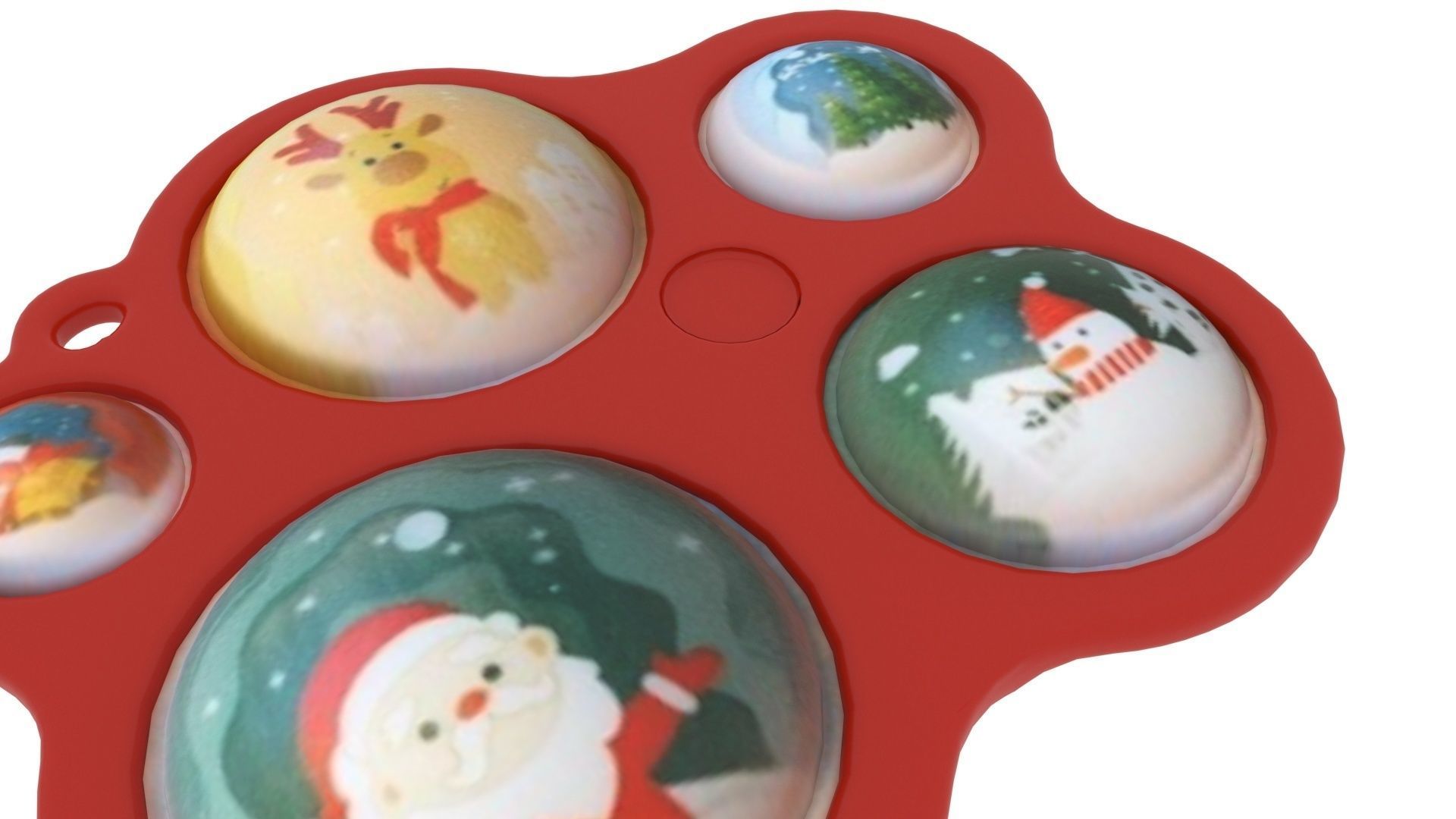 Christmas Simple Dimples Set 3D model | CGTrader