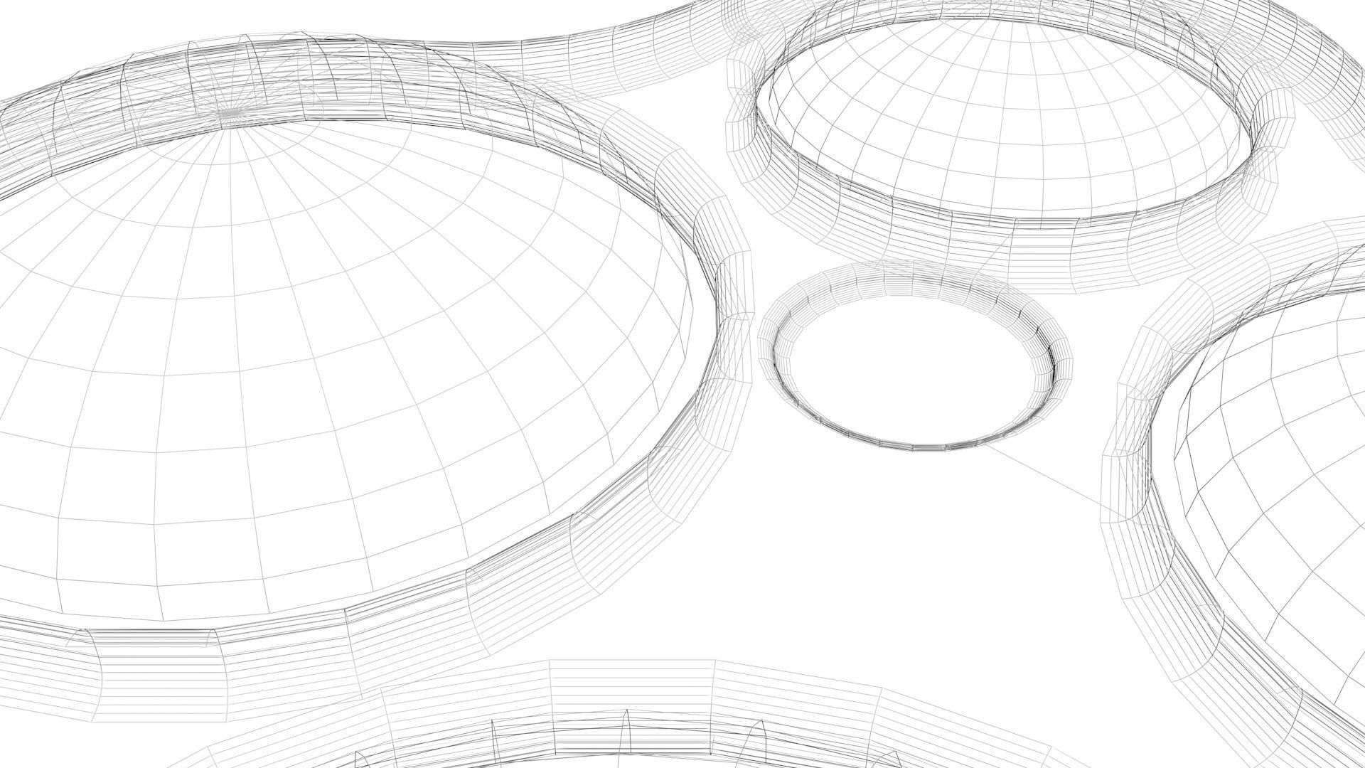 Christmas Simple Dimples Set 3D model | CGTrader