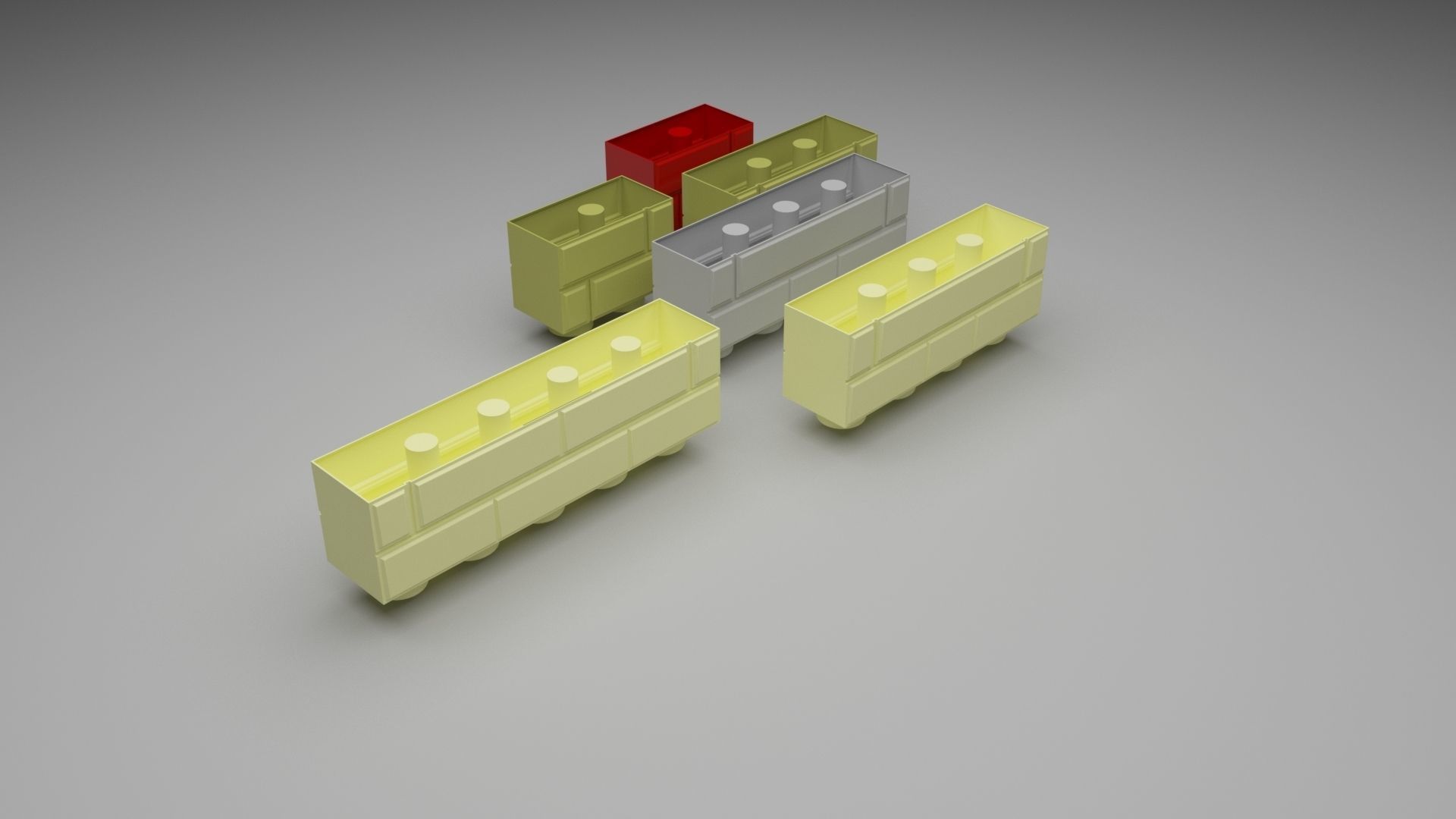 Lego Masonry Profile Bricks 3D model | CGTrader
