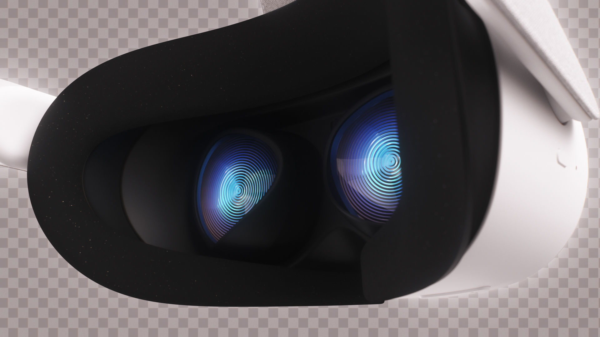 3D model Oculus Quest 2 VR Headset with Controllers VR / AR / low-poly ...