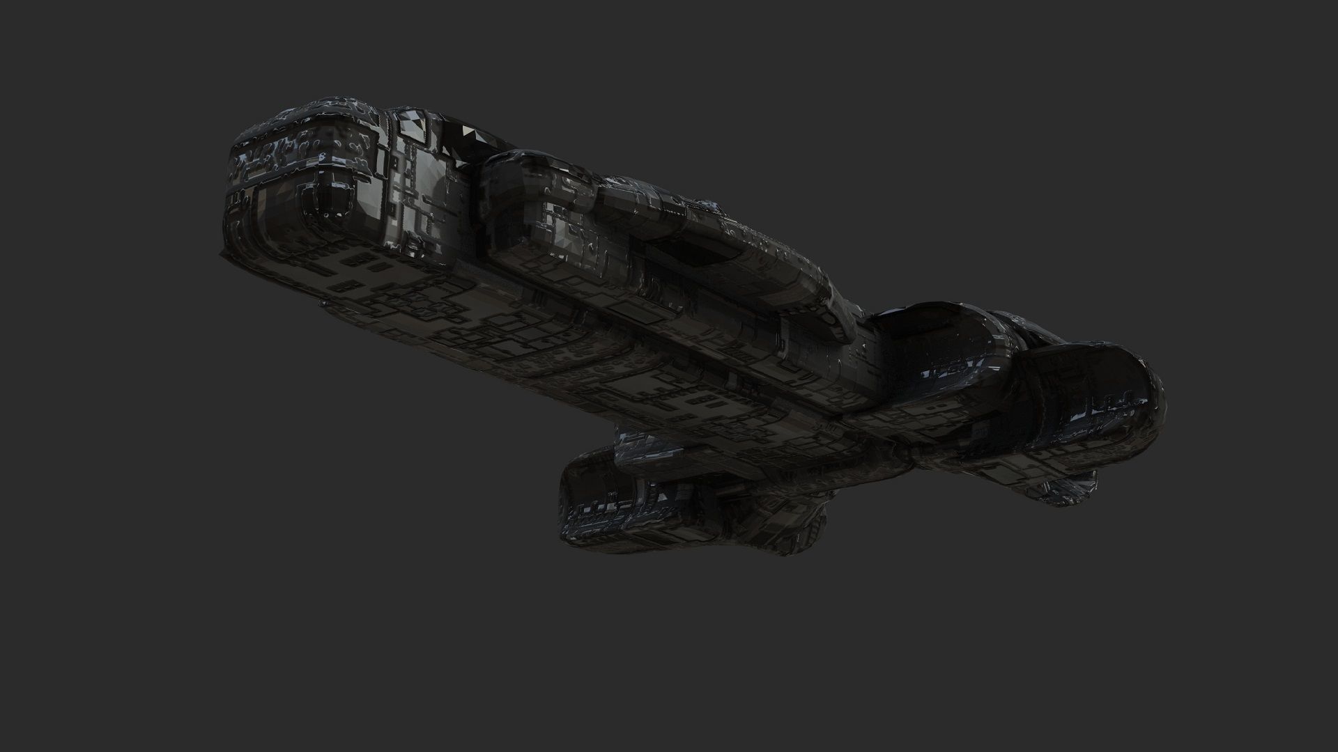 3D model Sci Fi Spacecraft VR / AR / low-poly | CGTrader