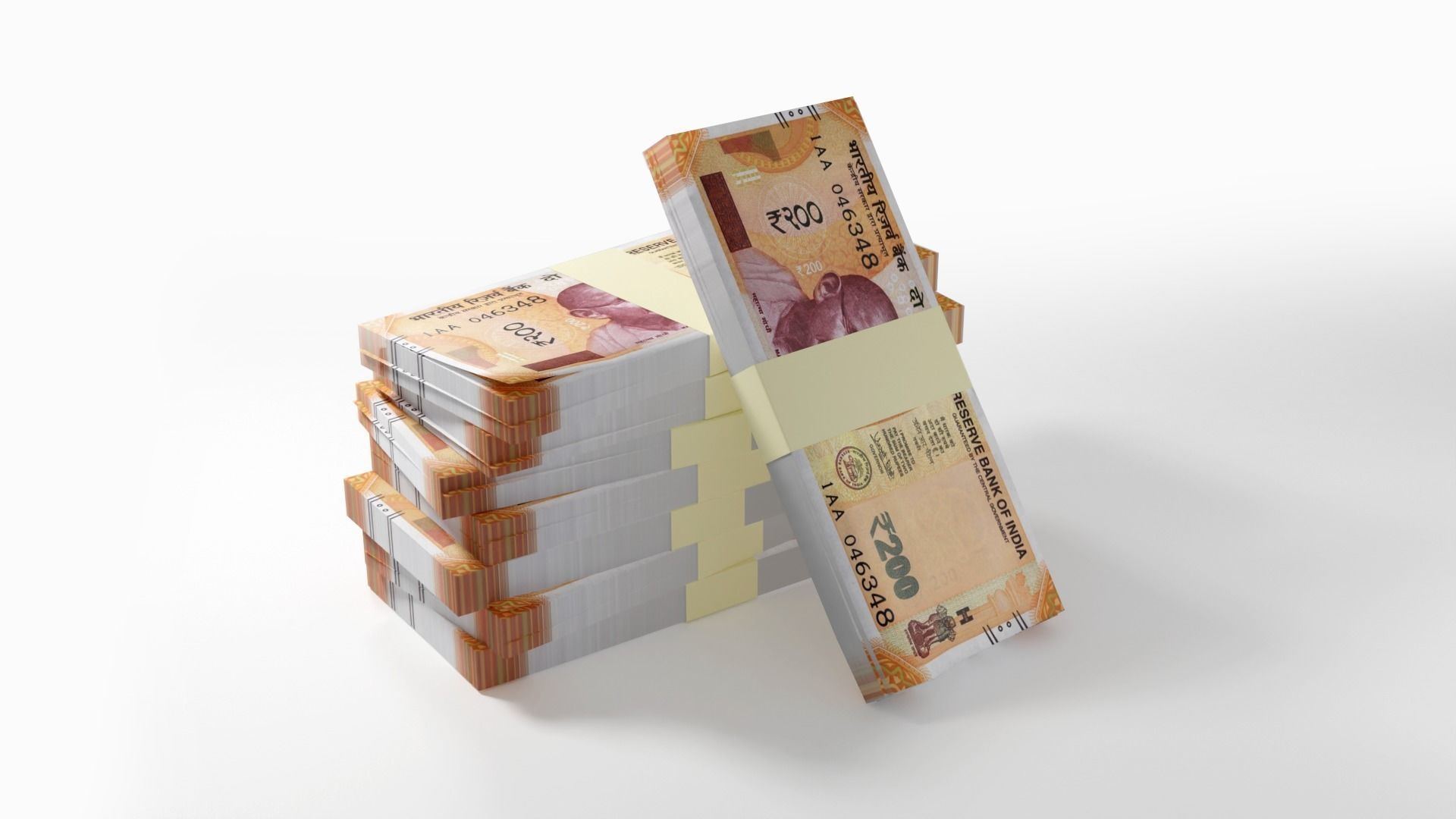 3D model Indian rupees notes VR / AR / low-poly | CGTrader
