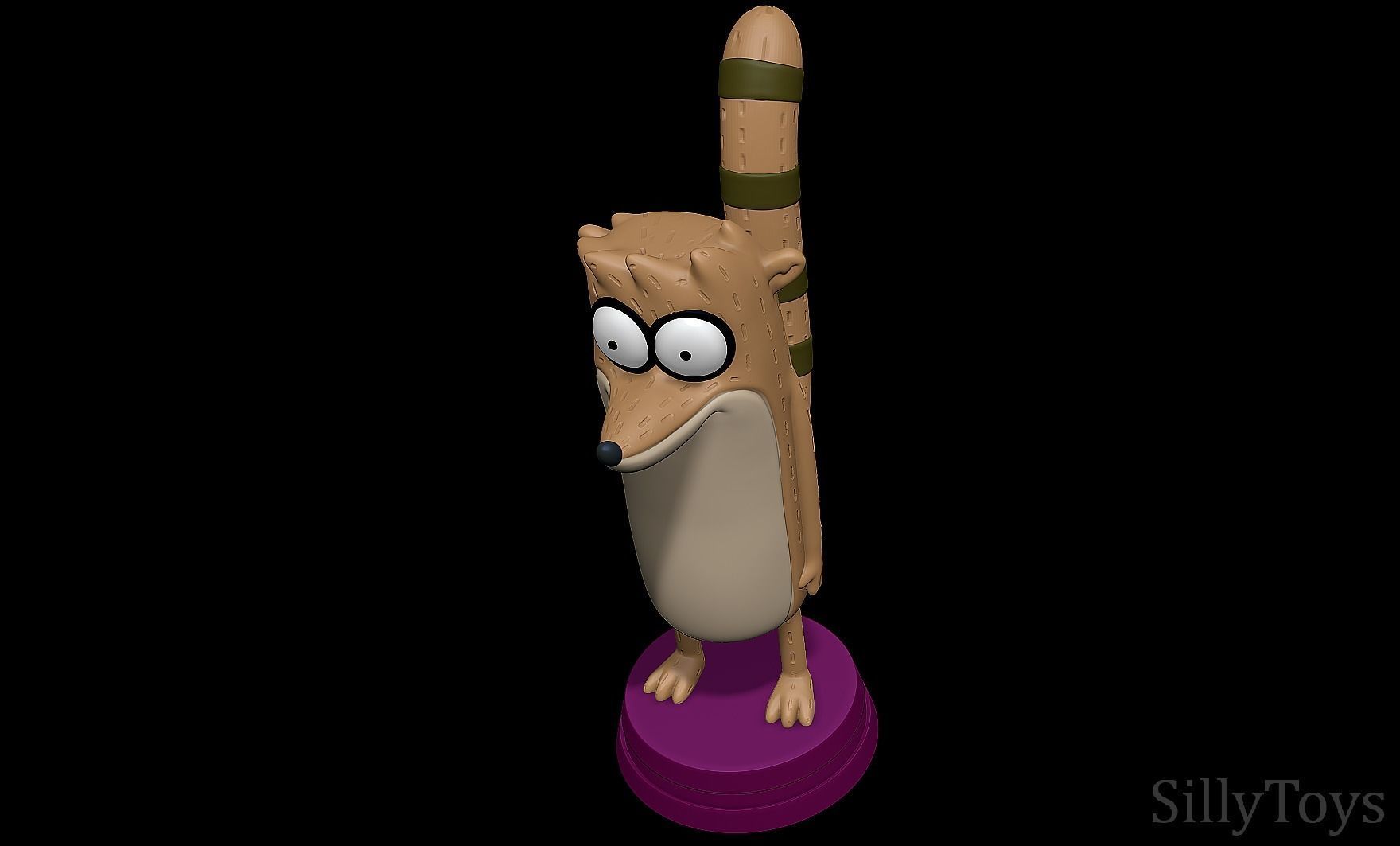 Rigby - Regular Show 3D model 3D printable | CGTrader