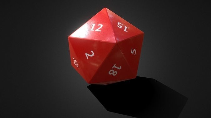 D20 Dice free VR / AR / low-poly 3D model | CGTrader