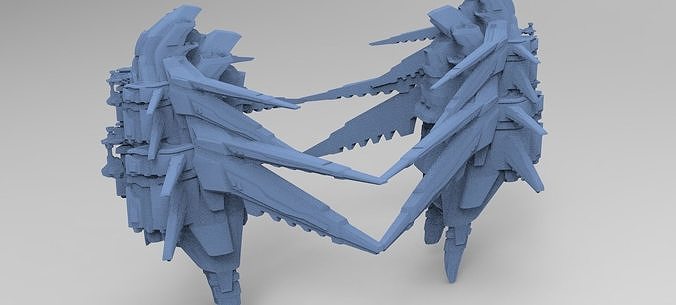 Sci-Fi Insectoid ship base 7 3D model | CGTrader