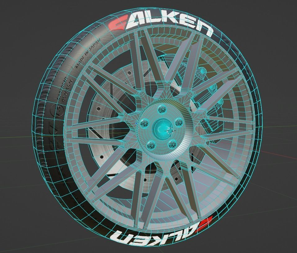 3D model Enkei Tms Sport Wheel VR / AR / low-poly | CGTrader